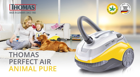 Пылесос с аквафильтром Thomas Perfect Air animal Anty BAKTERY