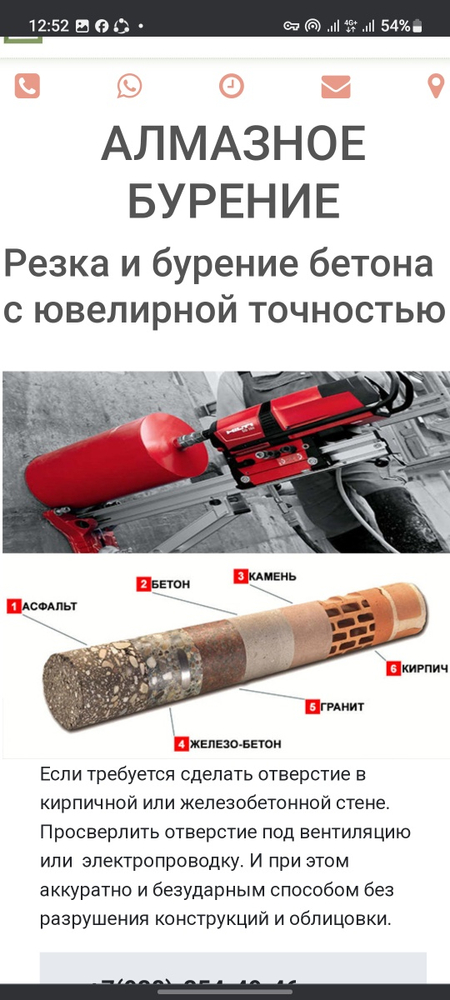 Алмазное бурения