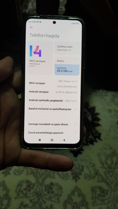 Redmi note 11s ideal