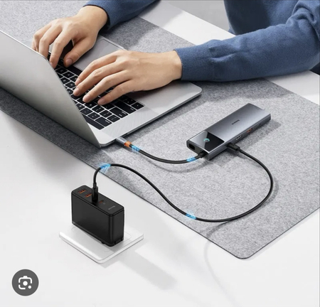 Док-станция Baseus Metal Gleam Series II 10-in1 USB Hub
