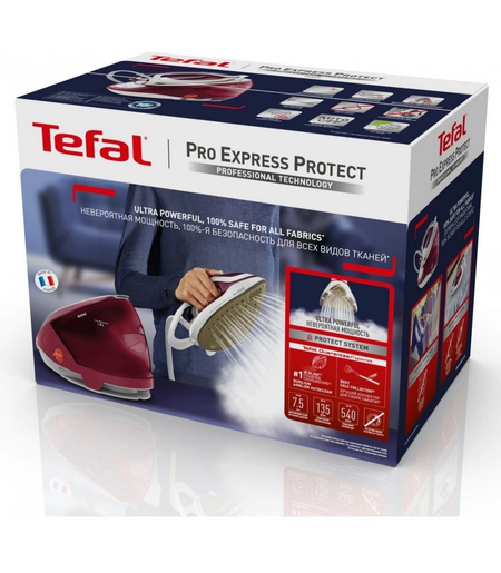 Парогенератор Tefal Pro Express Protect GV9220 темно-красный