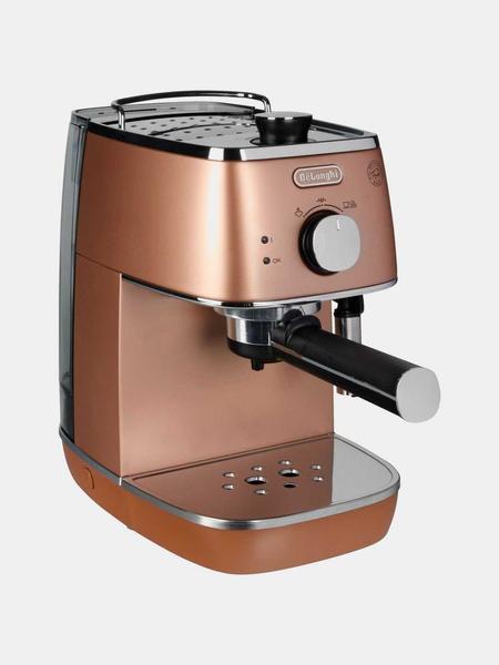 Рожковая кофеварка DeLonghi ECI341.CP объем бак для воды 1 литр.