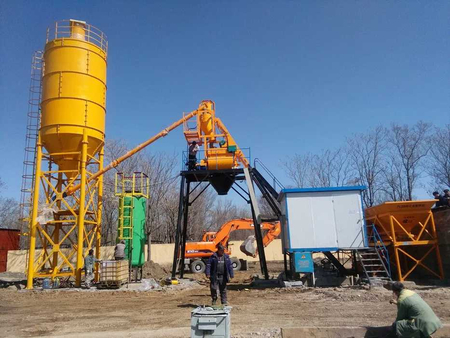 Стационарный бетонный завод 35 куб.ч в наличии