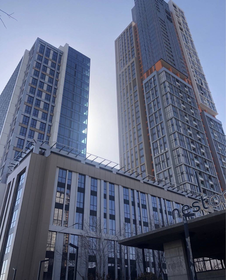 ЖК NEST ONE Murad Building Ташкент Сити Коробка 3-ком 74 м2 Кадастр ++