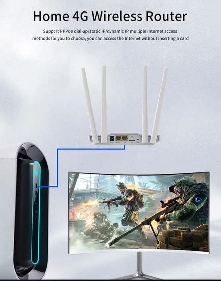 4/5G wifi router 300mb/s Поддержка сим карта