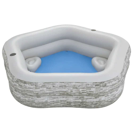 Бассейн надувной Bestway 54423 Семейный 213x206x53 см от 6 лет