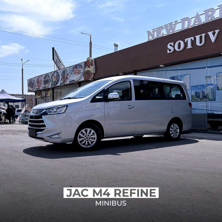 JAC m4. Mikroavtobus. Oq qora rangidan bor.