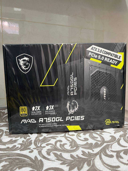 Продам MSI MAG A750GL Gold Plus ( заказной вариант из USA )  модульный