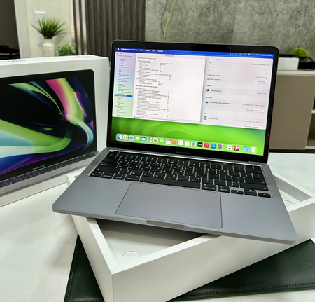 Macbook Pro M1 8/256GB 100% емкость 27 цикл