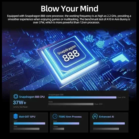 Новый планшет с snapdragon 888 и с памятью 1 терабайт