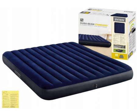 Intex 64755, надувной матрас 203 x 183 x 25 см Бесплатная Доставка