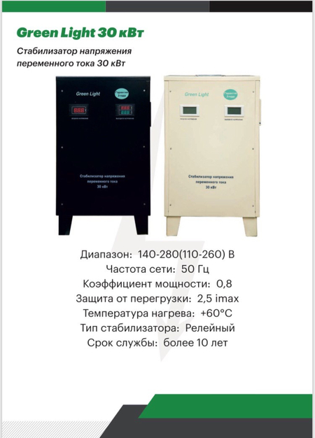 Стабилизатор трех фазный 200 kwa