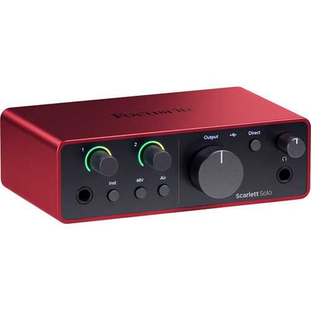 Продам Аудиоинтерфейс Focusrite Scarlett Solo (4th Generation)
