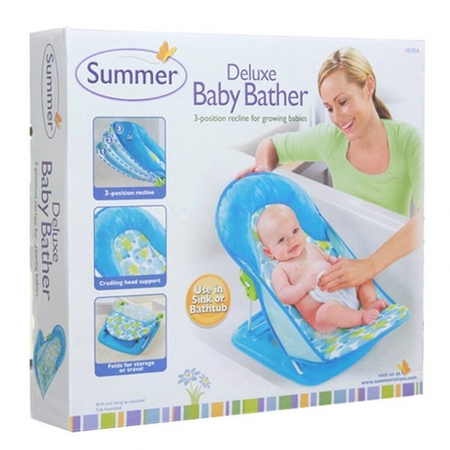 Детский шезлонг для купания малыша Summer Deluxe Baby Bather