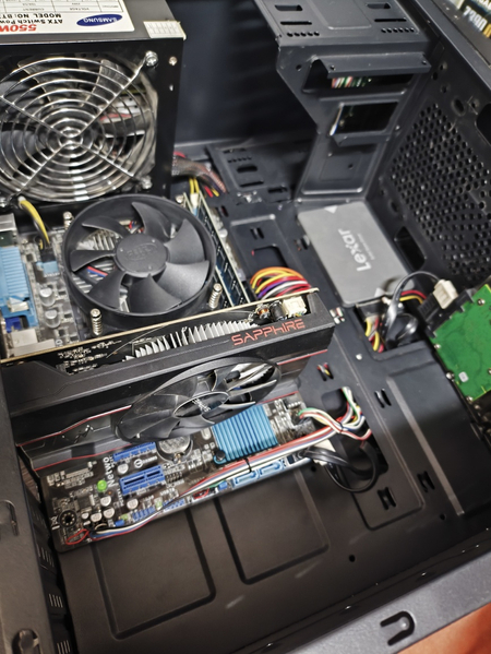 Asus H61+i5 3330+16Gb+RX550 4Gb