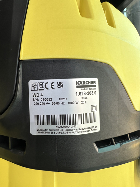 Karcher pilesos wd4