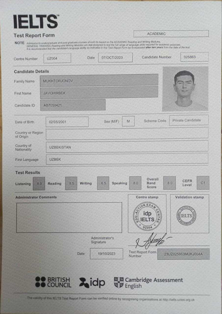 Barcha yoshdagilar uchun Ingliz tili kurslariga guruh ochilyapti.