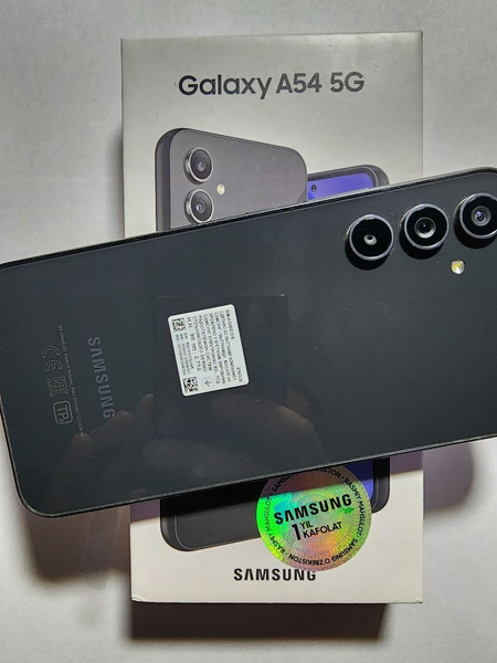 A 54 5G. 8/256 Gb qora ideal