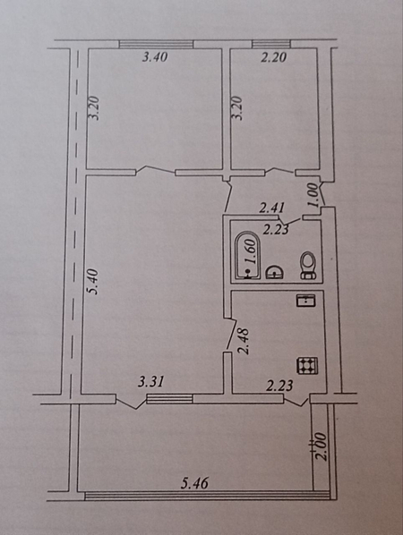 Срочно Яланчач ор-р(налоговая) 3/2/4 60м²