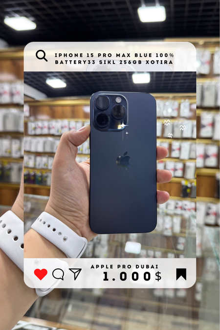 Iphone 15 Pro max Blue
