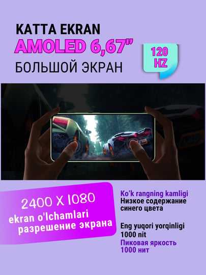 Смартфон Xiaomi Redmi Note 13 6/128 ГБ, 120Hz FHD+ AMOLED экран