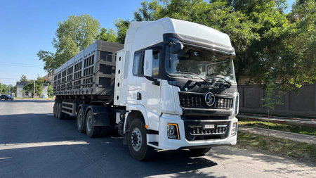 Shacman 6х4 Газовый Тягач Х5000 + 100 тонна полуприцеп
