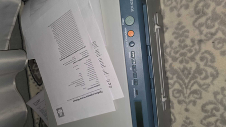 Samsung SCX 4220 Oqqora Printer Skaner Kserx Xolati Tiniq Srochno