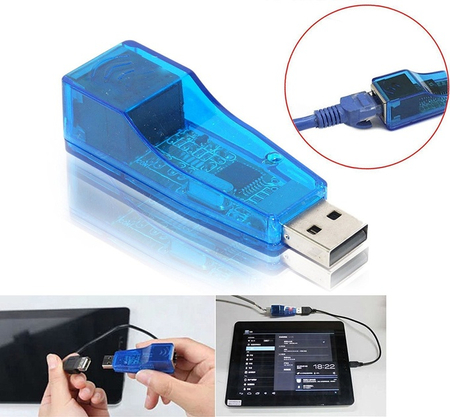 Адаптер (внешняя сетевая карта) LAN / USB (48126