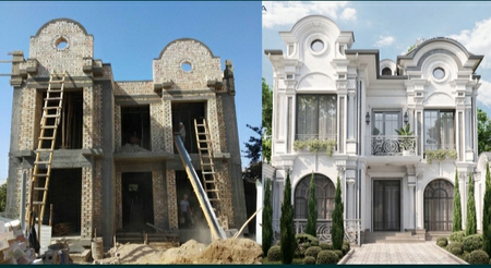 Uy qurish xizmati 0 dan uy magazin dizaynini ham ozimizyevro usulda qz