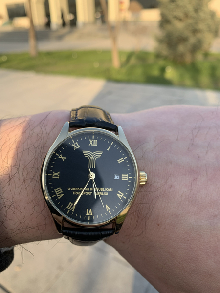 Продается механическые часы Longines с логотипом «Transport Vazirligi»