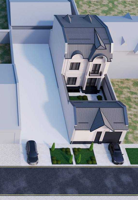 Тузель ул.Янги Хает 2-уровня 8-комн 275 м² 3 с/у  3-сотки дом-коробка