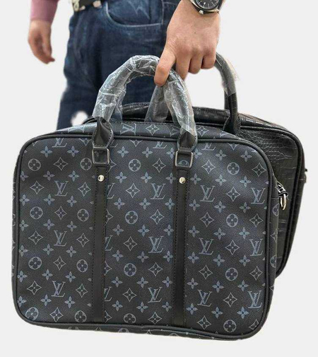 Сумка мужская ,портфель из эко кожи для ноутбука ,документов ,деловая