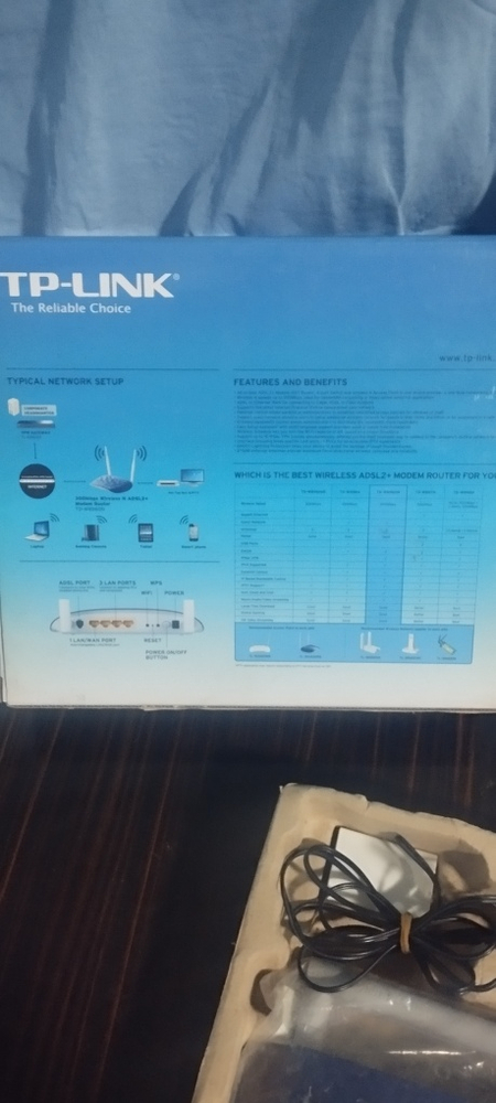 TP-LINK ROTIR TD W8960n 2 Yoʻnalishda ishlaydi