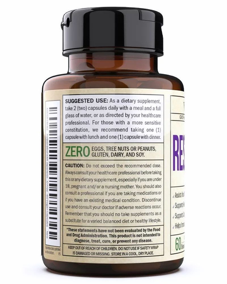 Resveratrol 60 capsules