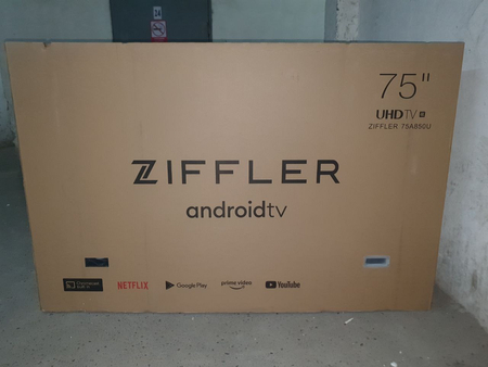 Телевизор ZIFFLER 75A850 4K UHD