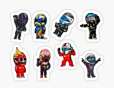 Наклейки для фанатов F1