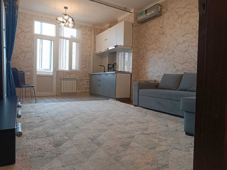 м.Х.Алимжана Дархан Басри баба новостройка 2-комн 6/9 60 м² ремонт