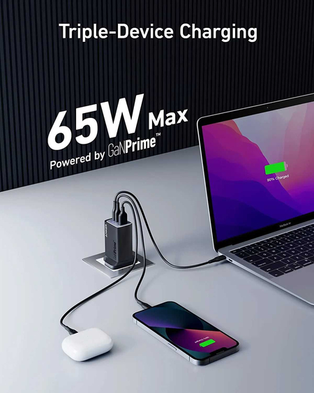 Сетевое зарядное устройство Anker 735 GaNPrime 65 Вт