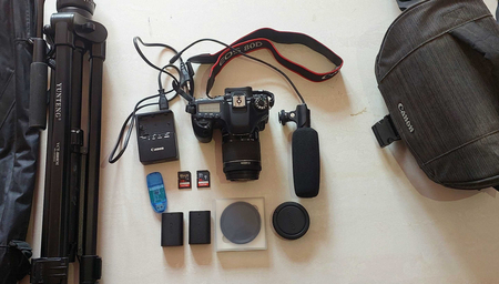 Canon 80d полный комплект