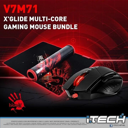 СКИДКА! (2в1) Коврик+Игровая мышка/мышь Bloody V7M71
