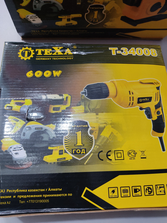 Дрель шуруповерт теха 600вт drel