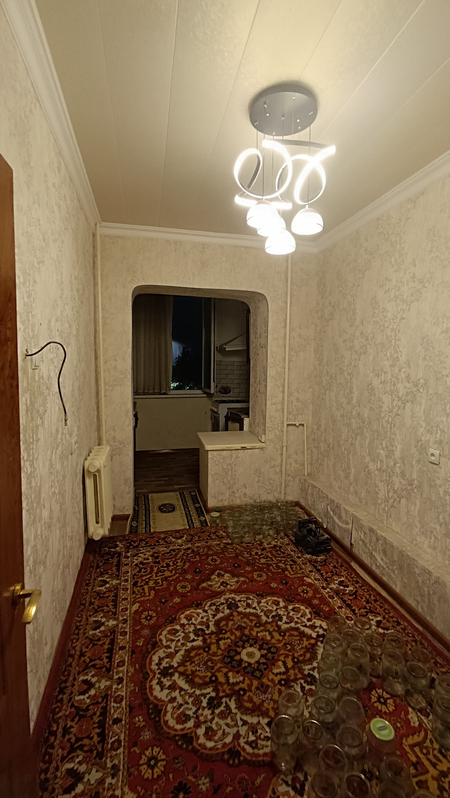 Алгоритм 3/3/4. Гиштли 77-серия 2х6 балкон. Алохида хоналари.