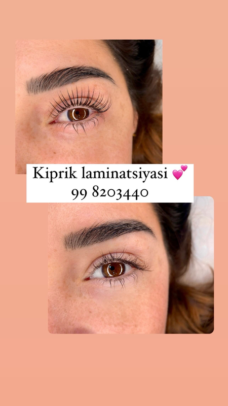 Qosh kiprik laminatsiyasi