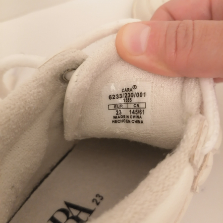 Кроссовки Zara 23 размер