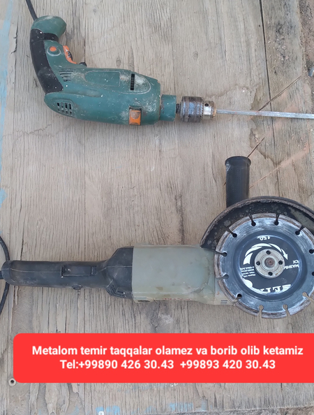 Metalom temir taqqalar olamiz va borib olib ketamiz
