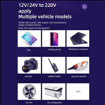 Автомобильный инвертор12/220в