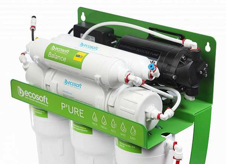 Фильтр обратного осмоса Ecosoft P'URE Balance с помпой MO675MBALPSECO