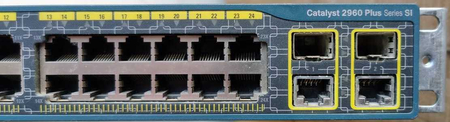 Коммутатор Cisco Catalyst WS-C2960+24TC-S (б/у)