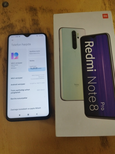 Red Mi note 8 pro