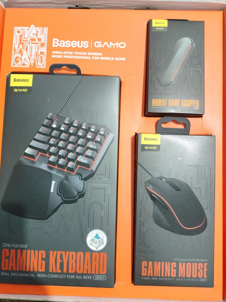 Игровой Набор Baseus GAMO MobileGame Adapter Button Suit Black